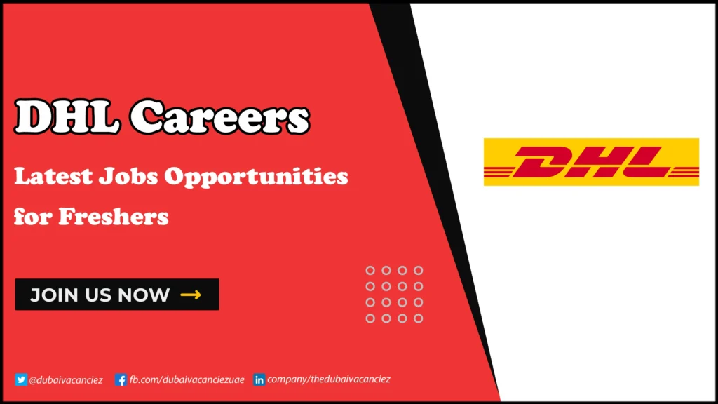DHL Careers UAE 2026 | Multiple Courier Driver Vacancies
