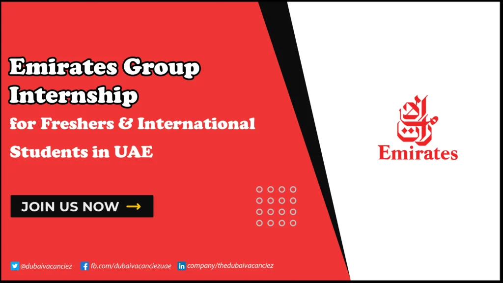 Emirates Group Internship 2026 | Recruitment Aviation Intern Roles