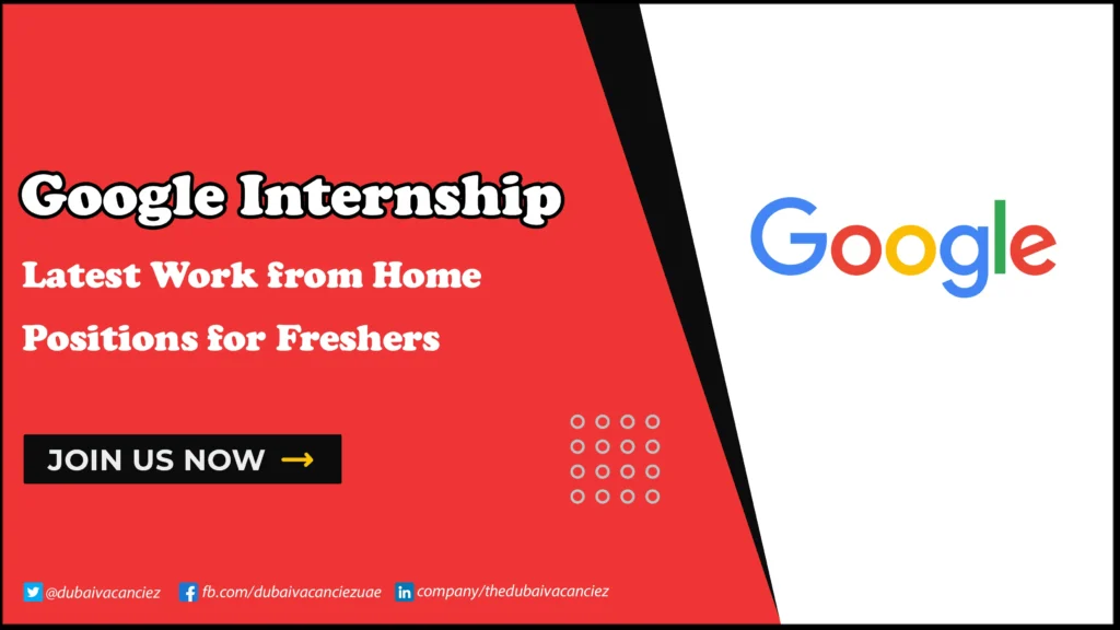 Google Internship Dubai 2026 | Multiple Software Intern Positions