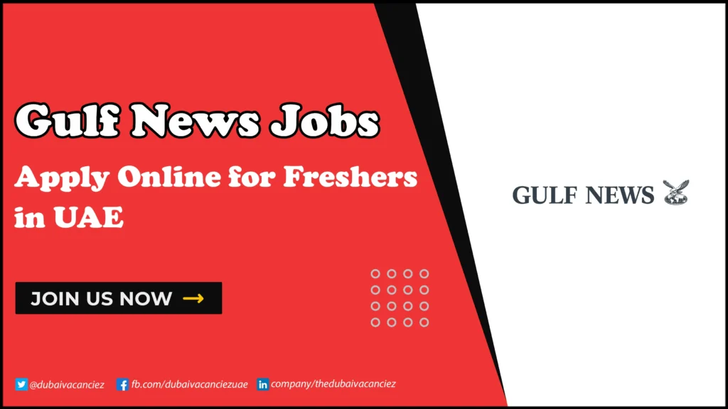 Gulf News Jobs Classifieds 2026 | Open Driver Roles