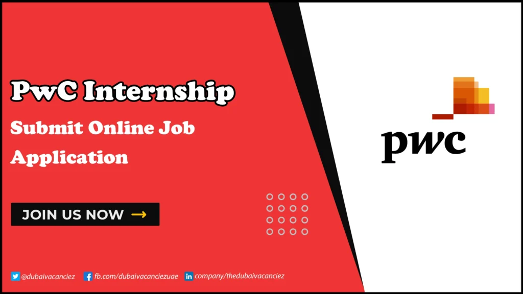 PWC Internship Dubai 2026 | Recruitment Consulting Intern Positions